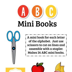 ABC Mini-books - Etsy