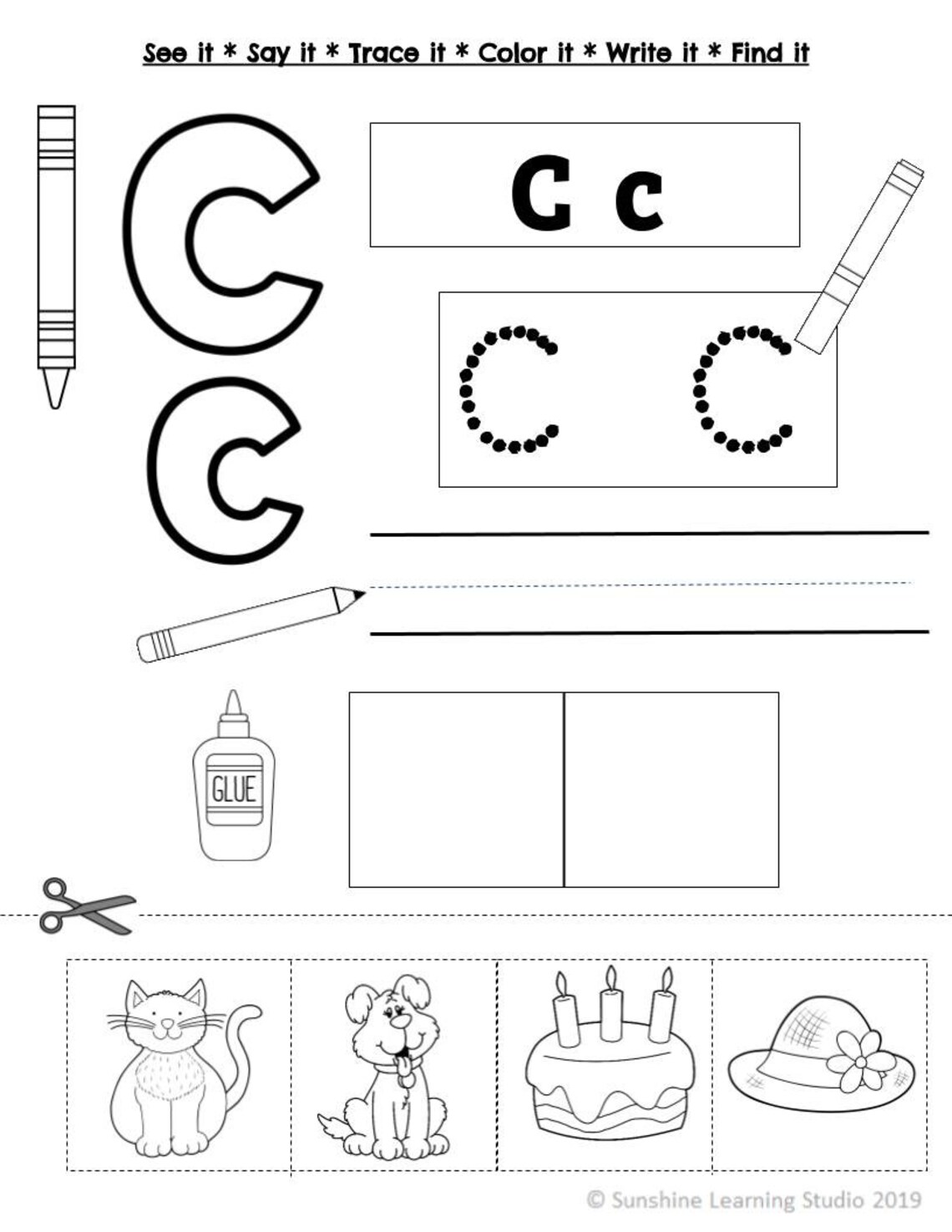 ABC Worksheets for Preschoolers Letter Recognition and Sounds - Etsy