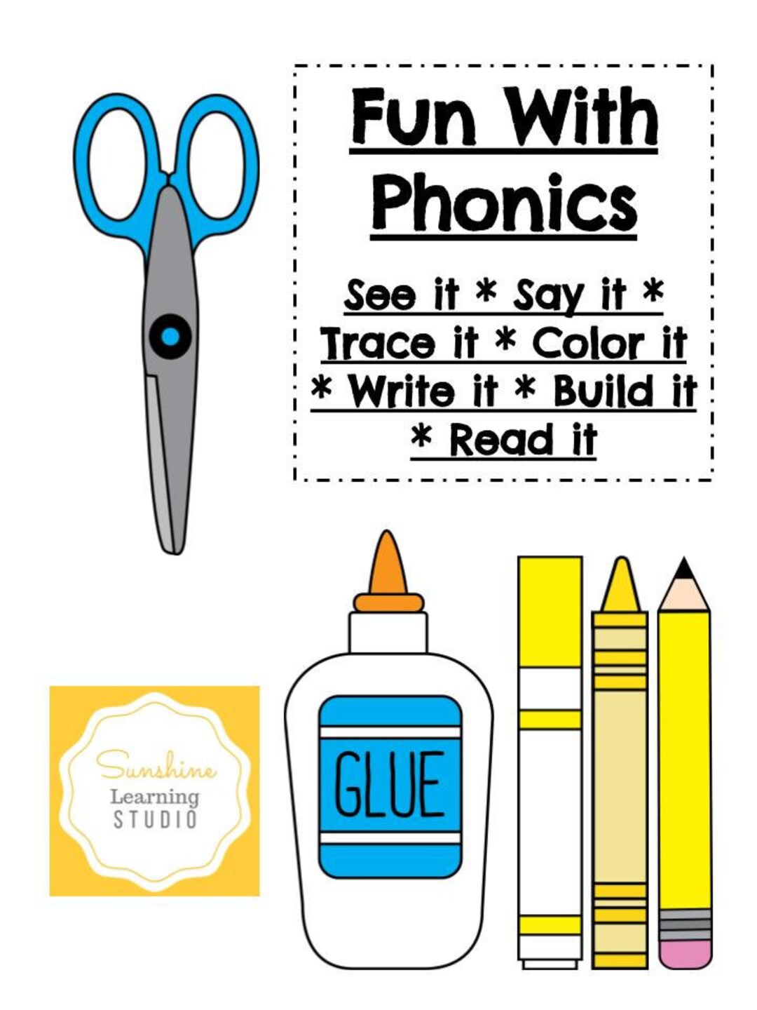 Learn to Read: Fun With Phonics - Etsy