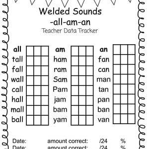 Teaching Children to Read- Phonics- Welded Sounds Student Practice and ...