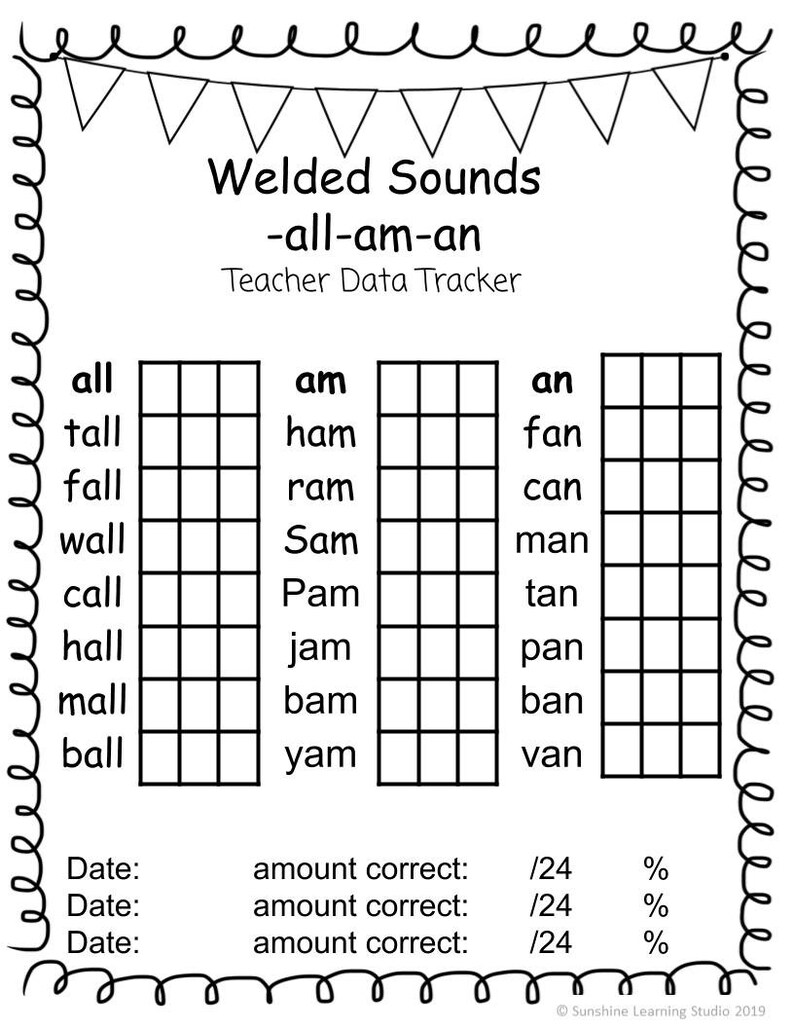 Teaching Children to Read- Phonics- Welded Sounds Student Practice and ...