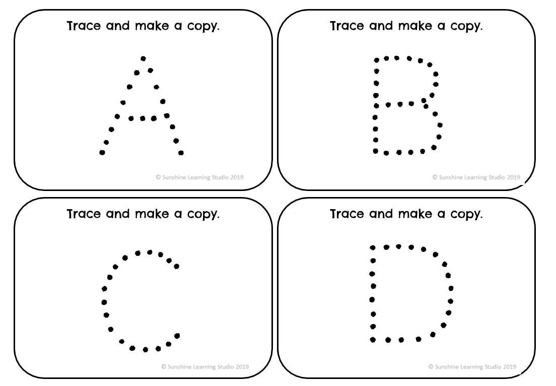 Writing Practice Cards for Toddlers and Preschoolers - Etsy