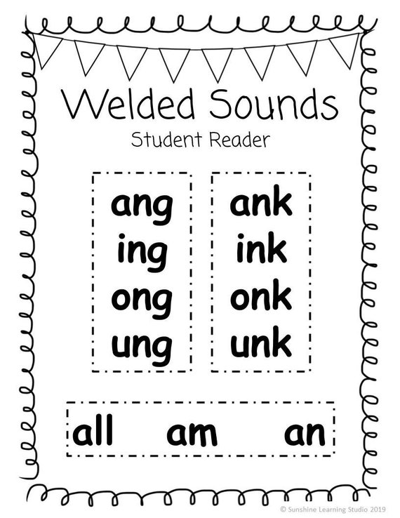 Teaching Children to Read Phonics Welded Sounds Student - Etsy Canada