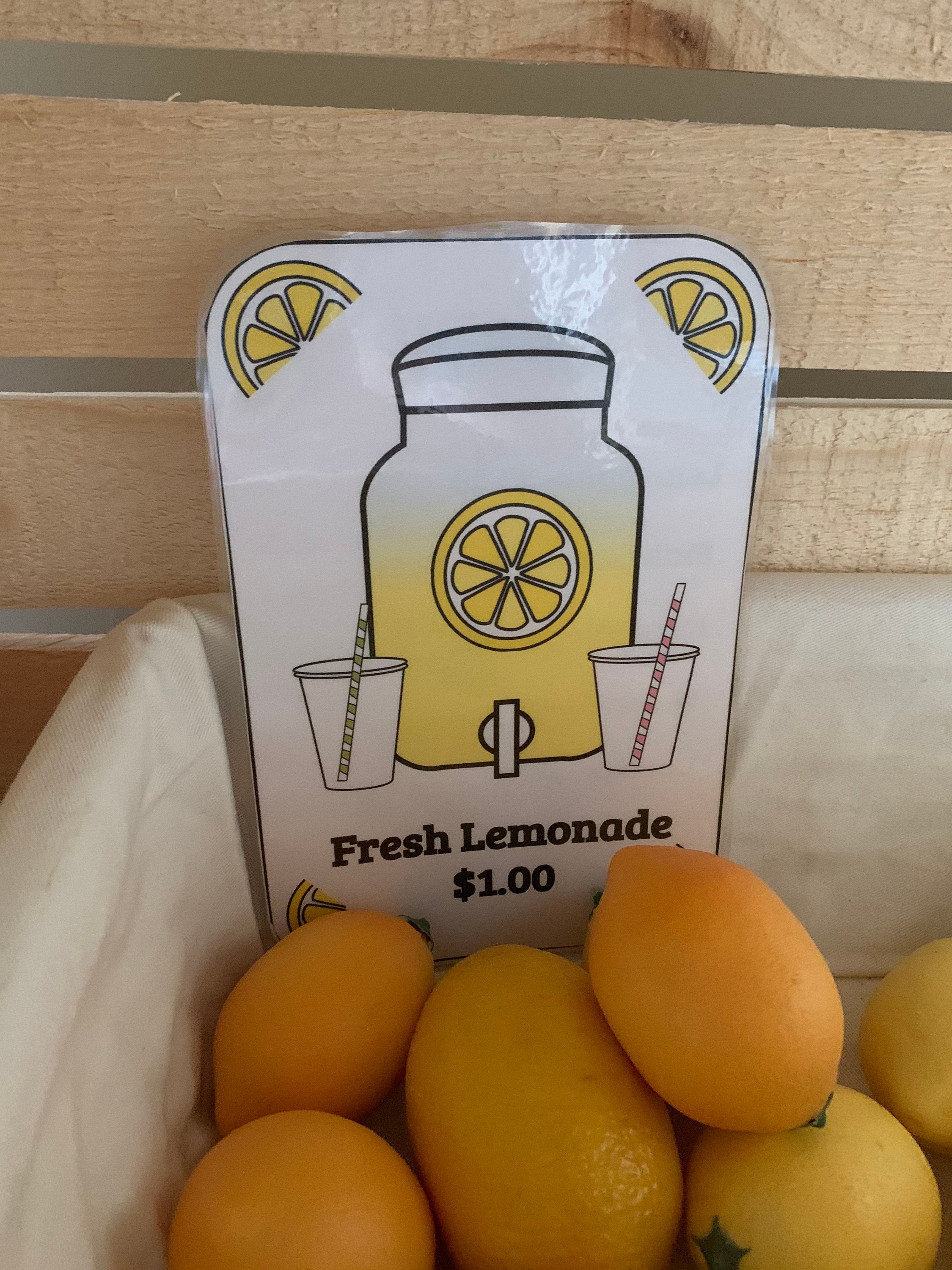 Lemonade Stand Dramatic Play - Etsy