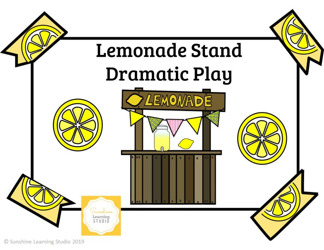 Lemonade Stand Dramatic Play - Etsy
