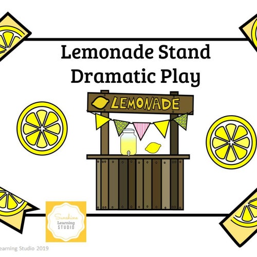 Lemonade Stand Dramatic Play - Etsy