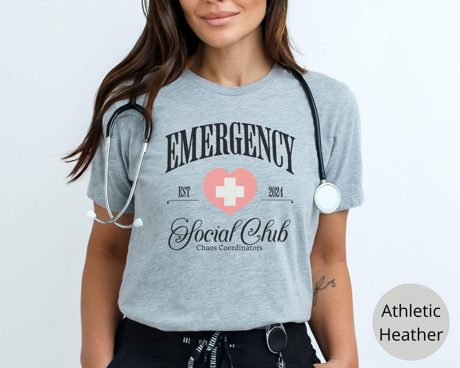 Er Social Club Shirt for Work, Er Nurse Shirt for Emergency Room Staff ...