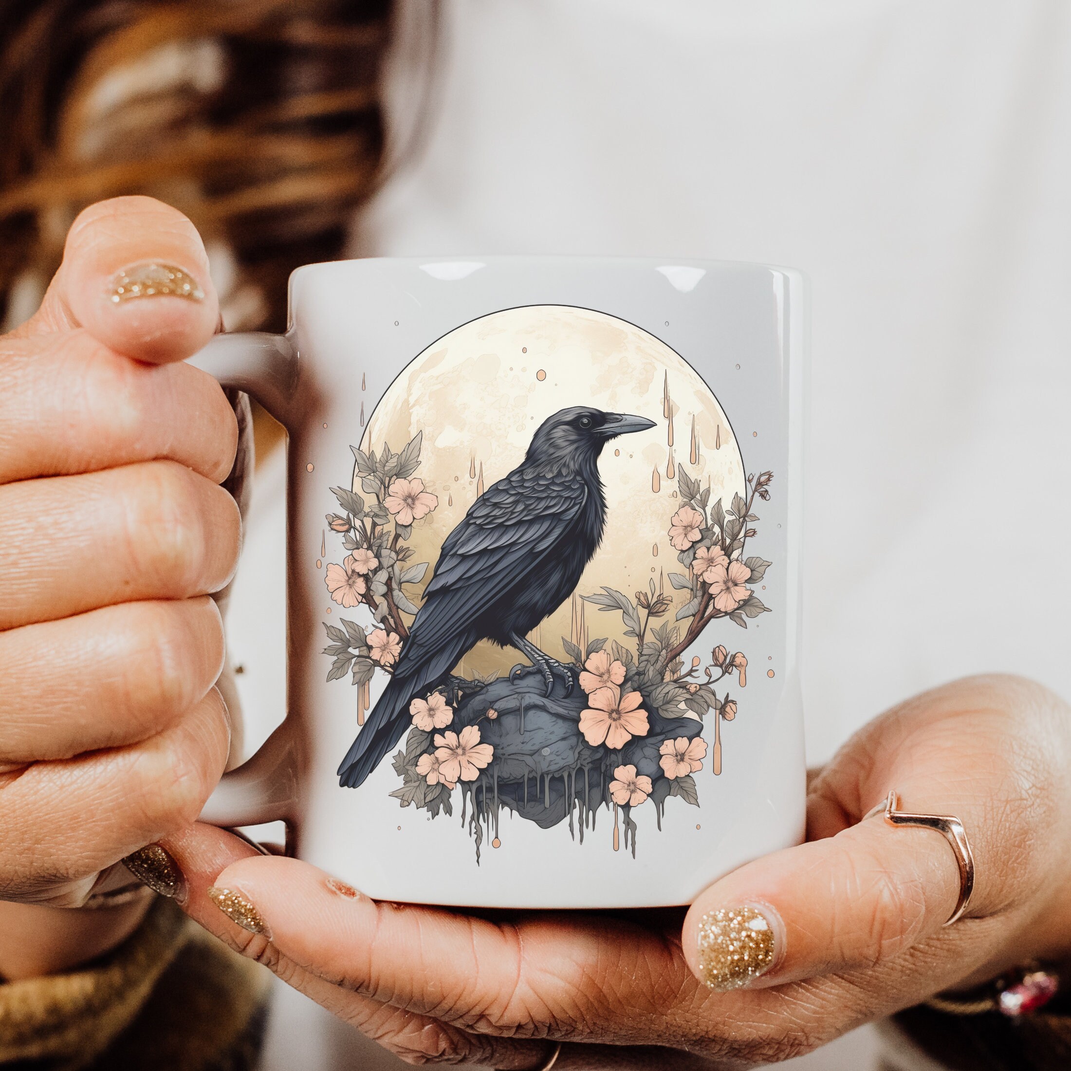 Whimsigoth Raven Shirt Gothic Raven Shirt Boho Crow Shirt Boho Raven ...