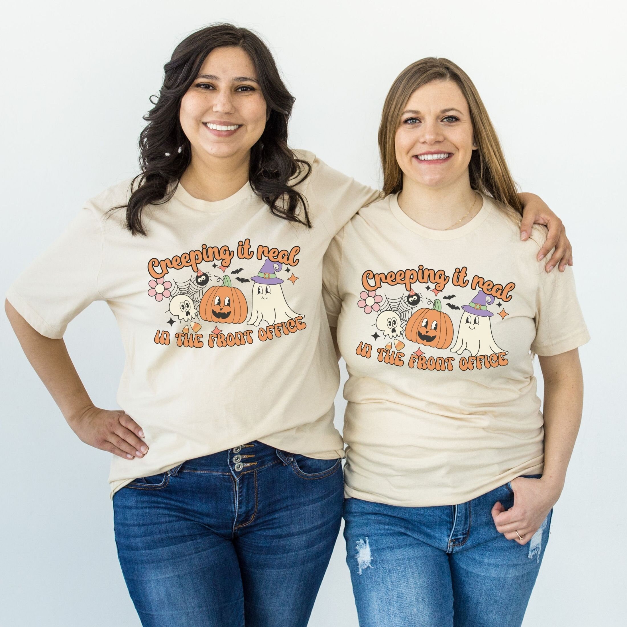 Retro School Secretary Halloween Shirt, Halloween School Receptionist T ...