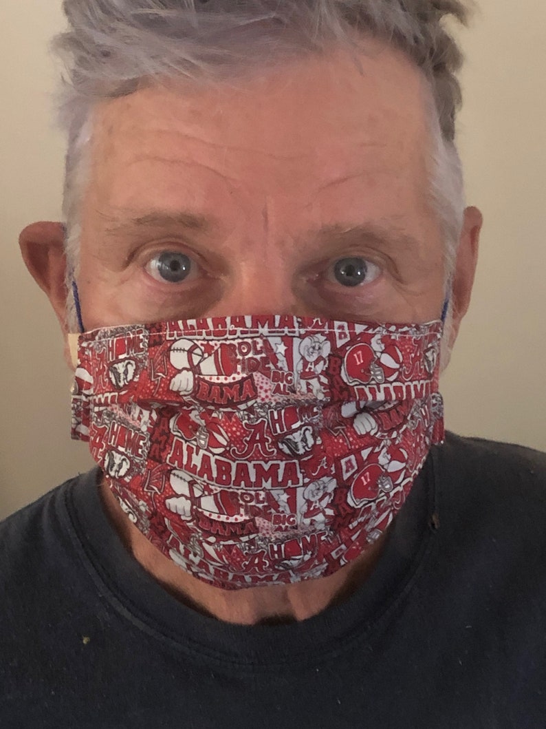 Alabama Face Mask Adult, Kids, Football - Etsy