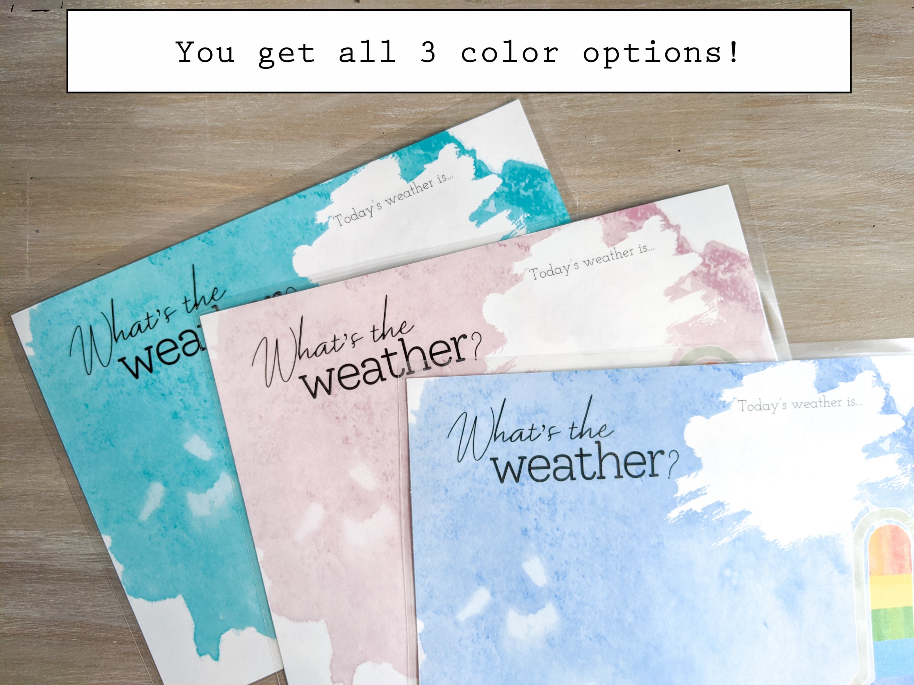 Weather Chart Digital Download Weather Chart Homeschool - Etsy