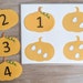 Pumpkin Patch Number Match Digital Download, Printable Fall Activity ...