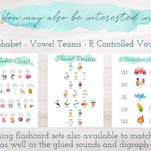 Digraph Anchor Chart, Digital Download Learning Charts, Glued and ...