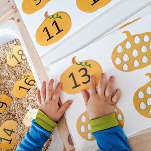 Pumpkin Patch Number Match Digital Download, Printable Fall Activity ...