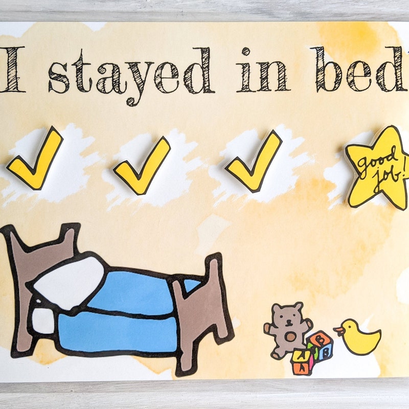 Stay in Bed Chart - Etsy