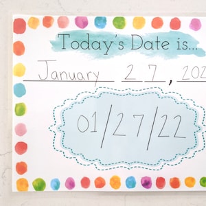 Classroom Calendar, Today Is, Morning Board, Days of the Week, Teacher ...