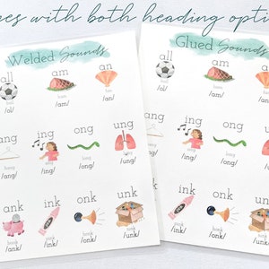Digraph Anchor Chart, Digital Download Learning Charts, Glued and ...