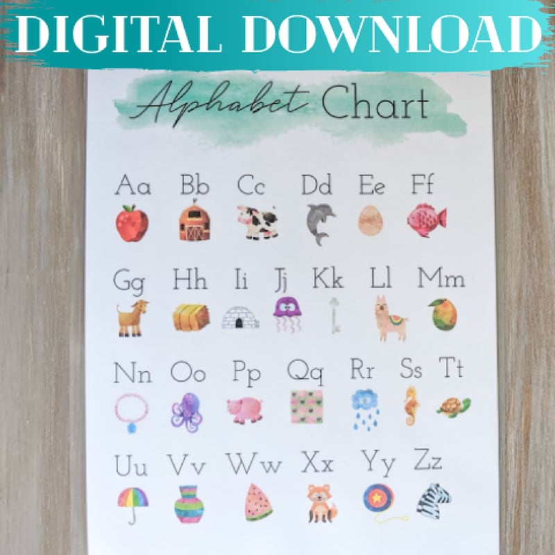 Abc Chart Sounds - Etsy