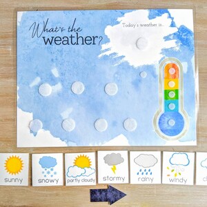 Weather Chart, Digital Download Weather Chart, Homeschool Daily Weather ...