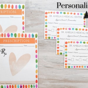 Pretend Play, Dramatic Play, Pretend Doctor Set, Personalized Kids Gift ...