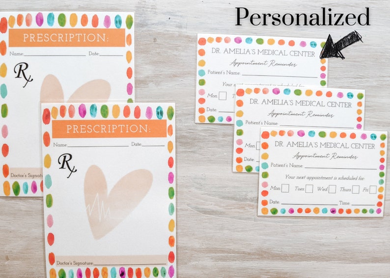 Pretend Play Dramatic Play Pretend Doctor Set Personalized - Etsy