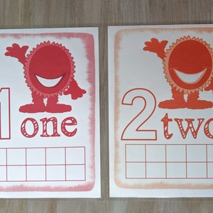 Digital Download Ten Frame Play Dough Mats, Number Play, Learning to ...