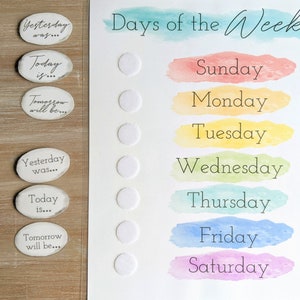 Classroom Calendar, Days of the Week, Teacher Tool, Classroom Décor ...