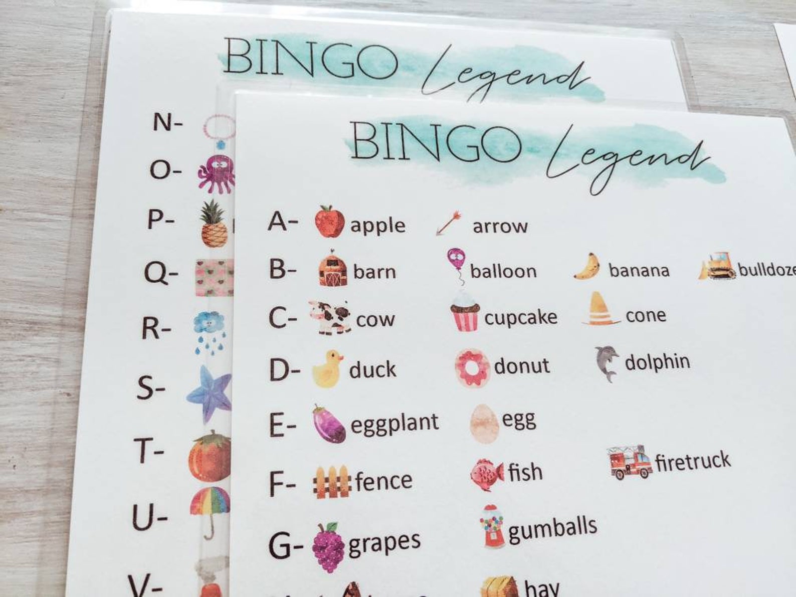 Letter Sounds Digital Download BINGO Practice Letter Sounds | Etsy