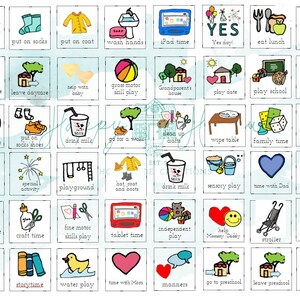Chore Chart Expansion Pack, Routine Cards Download, Daily Visual ...