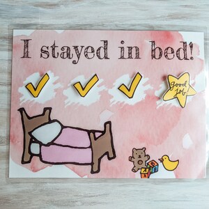 Stay in Bed Chart for Toddlers DIGITAL. Kids Sleep Chart. Printable ...