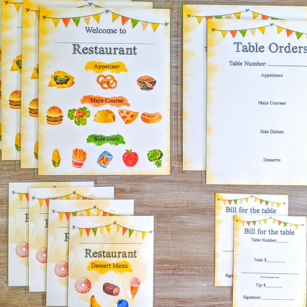 Pretend Play Printables - Etsy