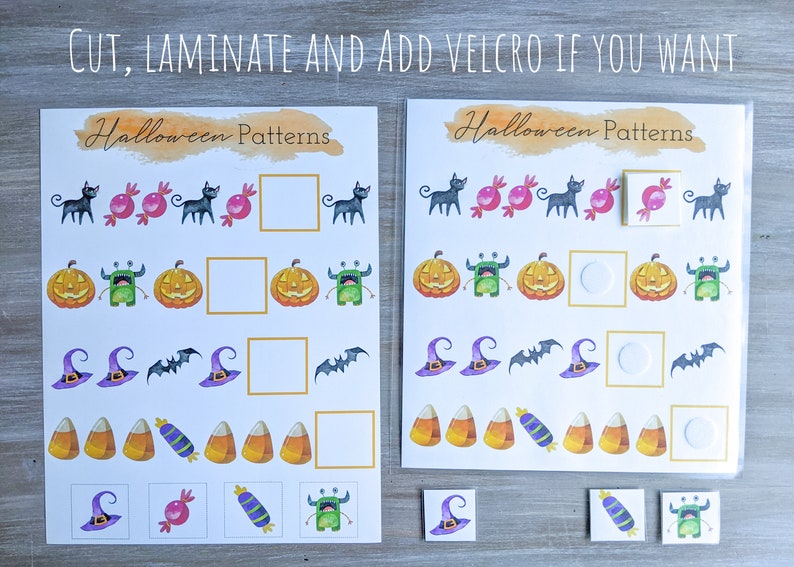 Halloween Educational Activity Bundle Digital. Fall Preschool | Etsy