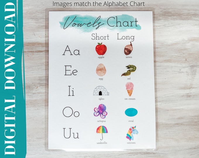 IPA Vowel Chart & Template (british English - RP) - Etsy