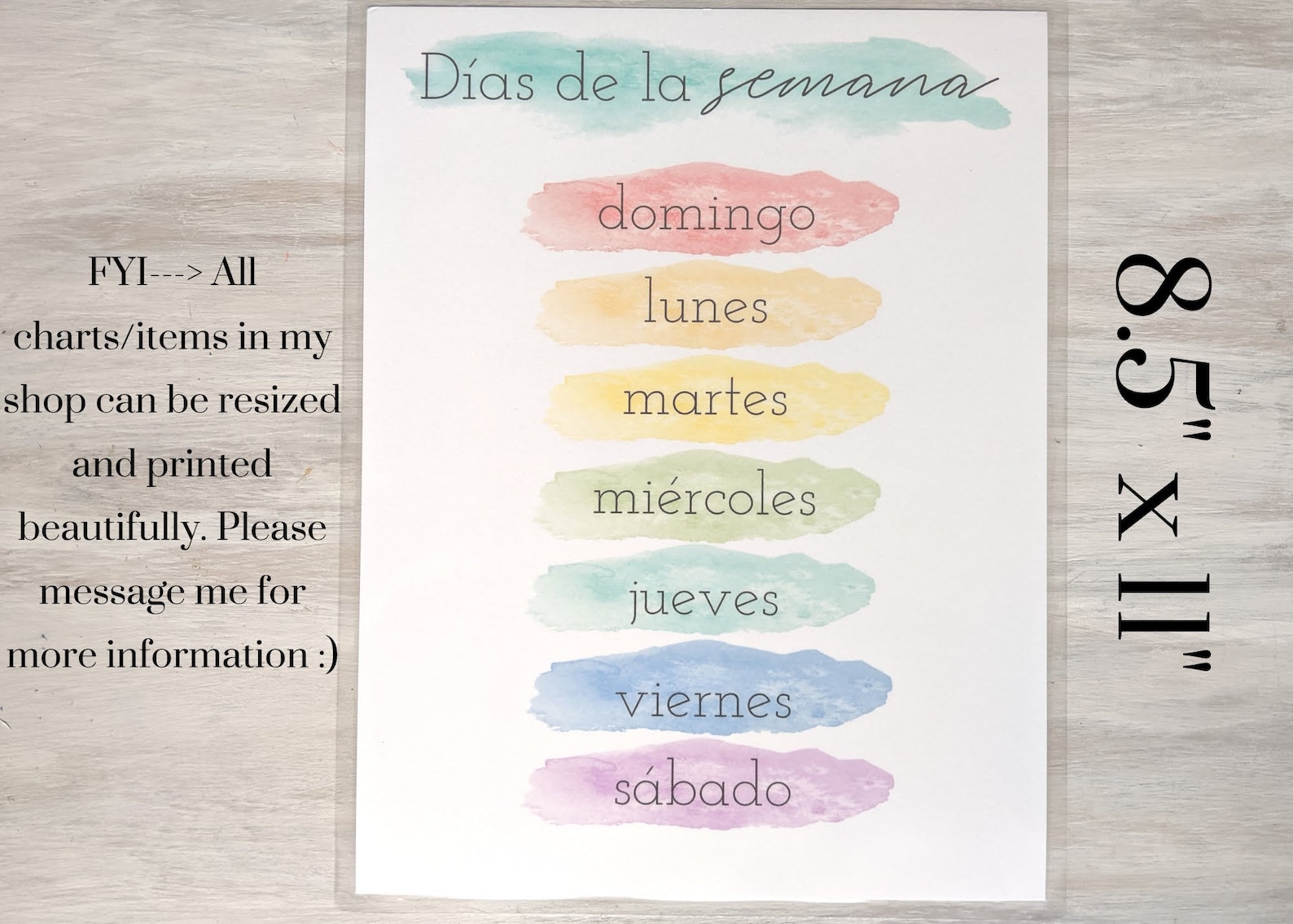 Spanish Classroom Calendar, Days of the Week in Spanish, Teacher Tool ...