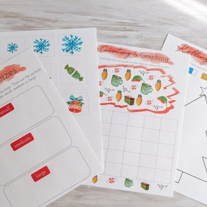 Christmas Activity Printable BUNDLE, Homeschool Activities Digital ...
