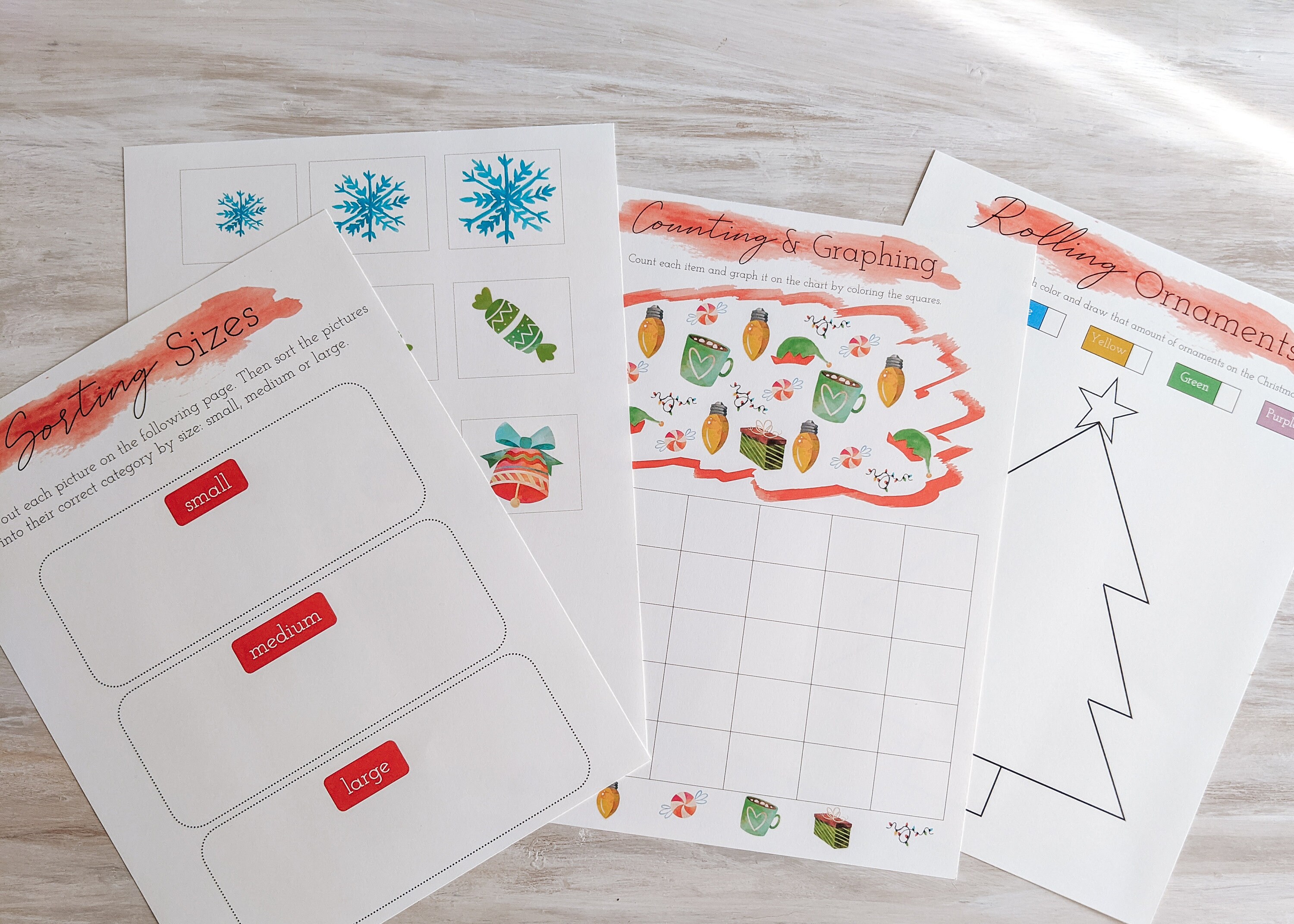 Christmas Activity Printable BUNDLE Homeschool Activities | Etsy