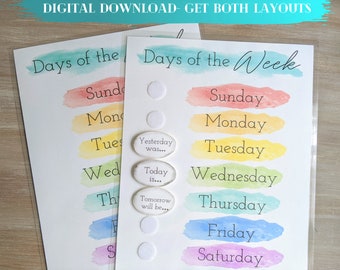 Days of the Week | Etsy