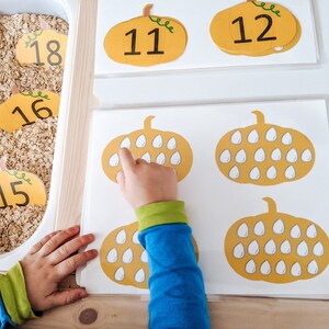 Pumpkin Patch Number Match Digital Download, Printable Fall Activity ...