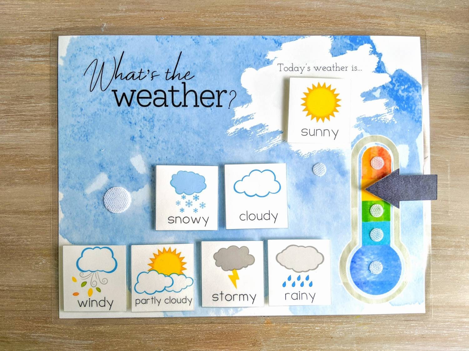 Weather Chart Digital Download Weather Chart Homeschool - Etsy UK
