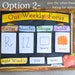Weekly Focus Chart Digital Download Preschool Chart | Etsy