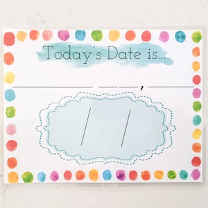 Classroom Calendar, Today Is, Morning Board, Days of the Week, Teacher ...