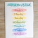 Classroom Calendar, Days of the Week, Teacher Tool, Classroom Décor ...