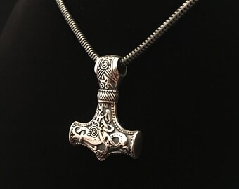 Amulet Thor's Hammer Thor's Hammer Pendant Mjolnir - Etsy