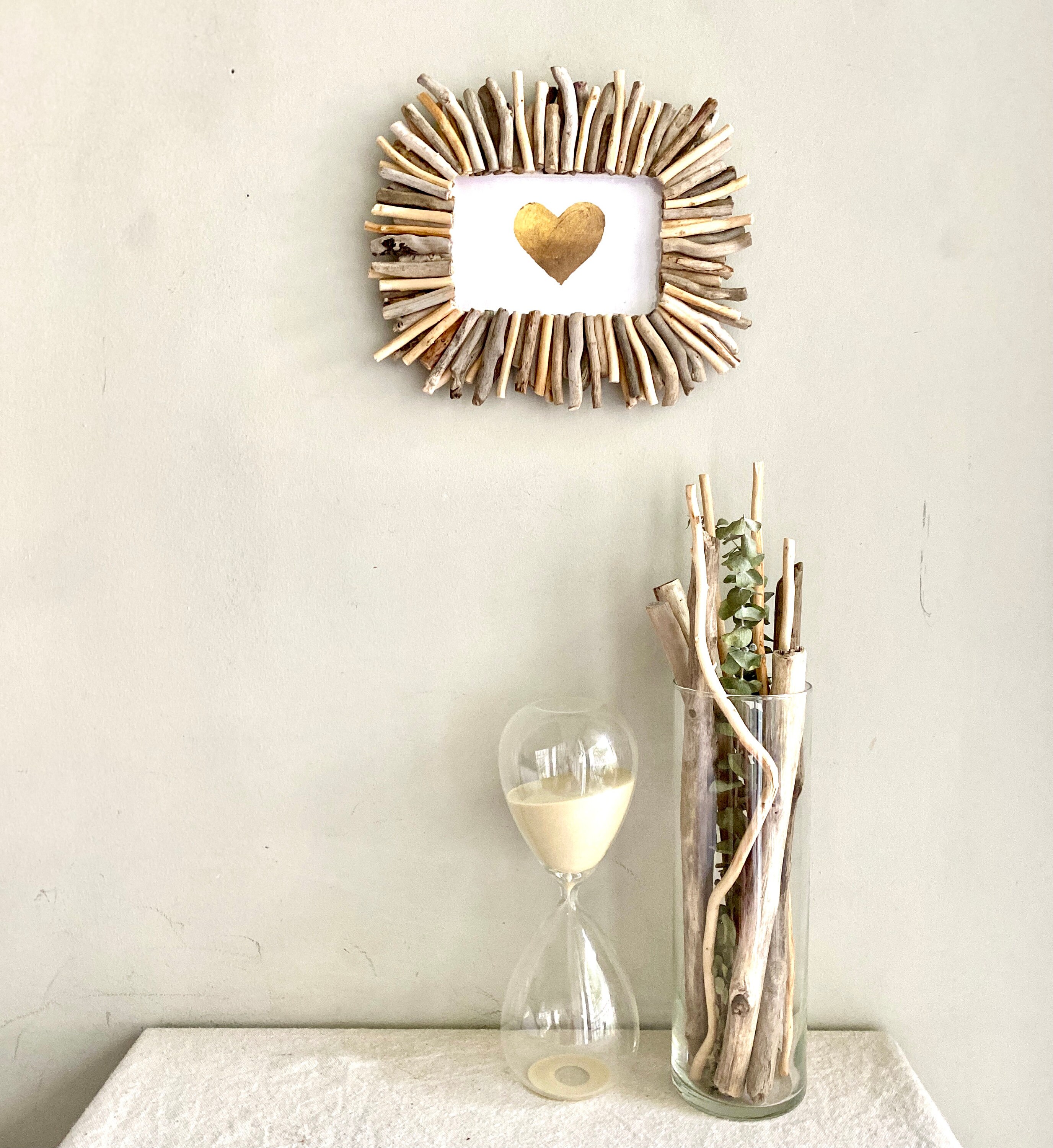 Driftwood Eucalyptus Arrangement in Vase Driftwood Floral - Etsy