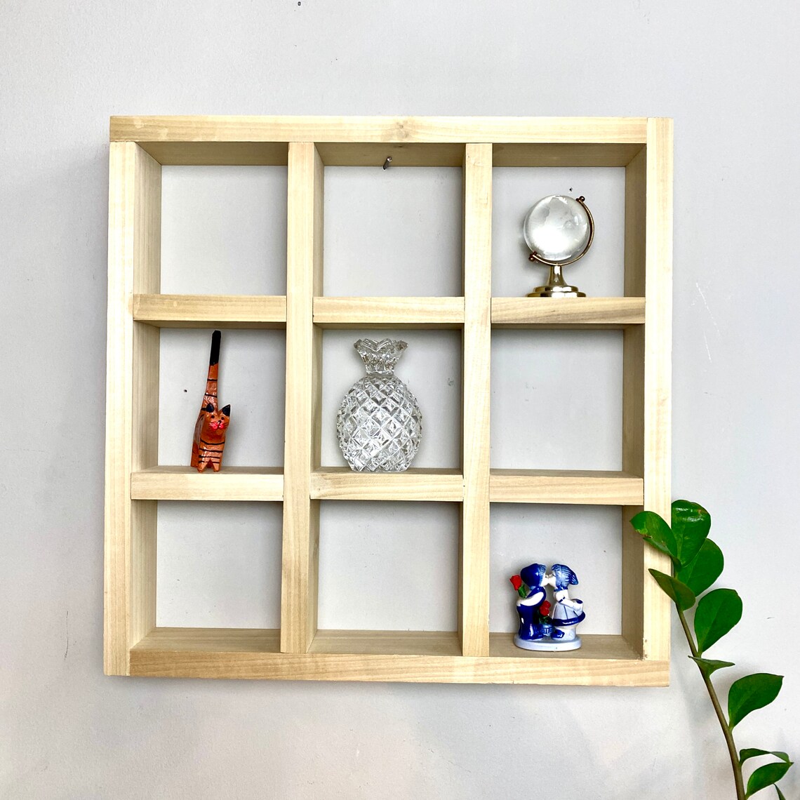 Large Floating Square Shelf 9 Cube Square Wall Shelf Light - Etsy