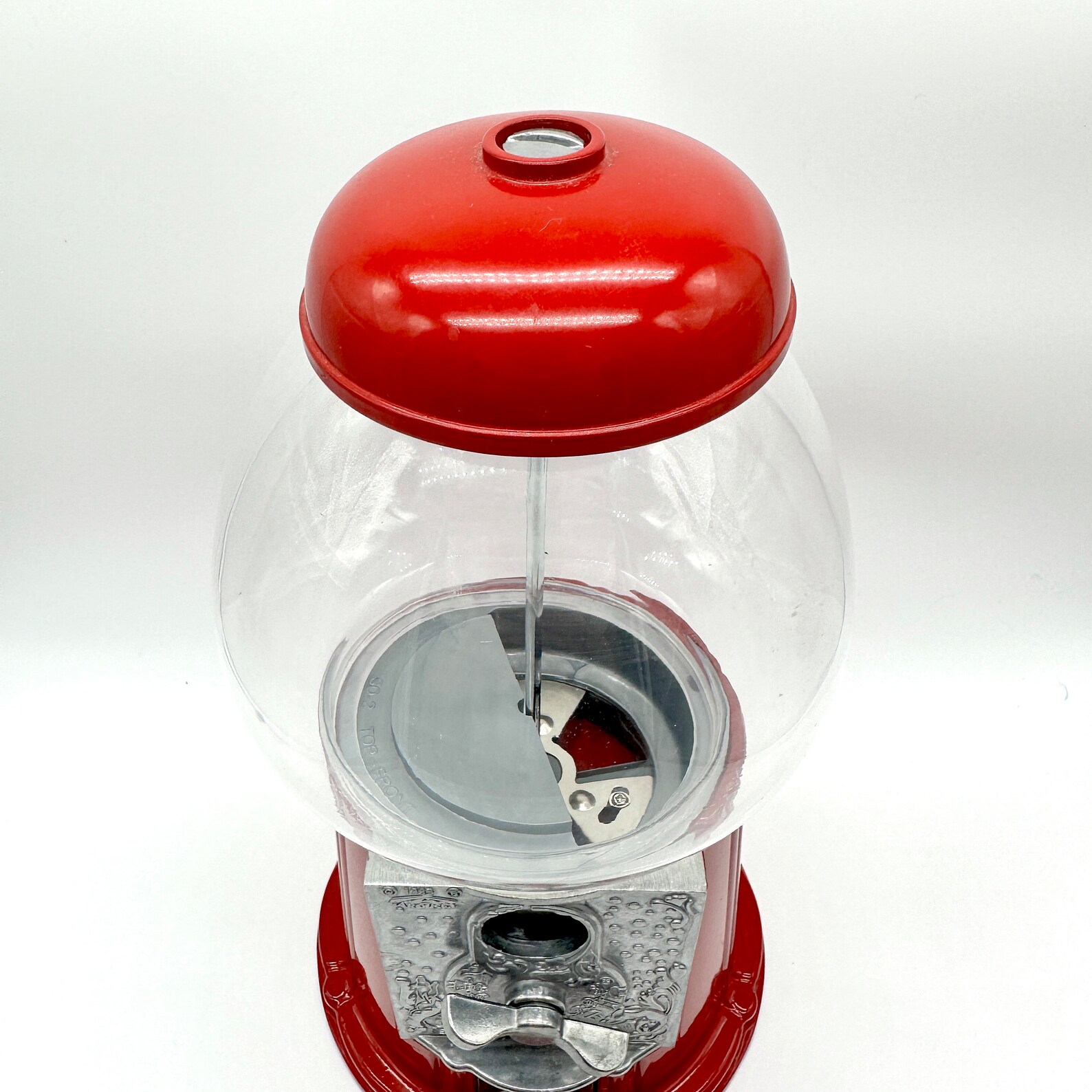 Vintage Carousel Gumball Machine Red Metal Candy Dispenser - Etsy