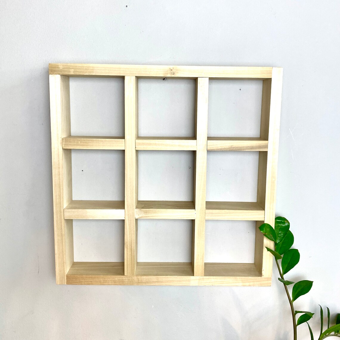 Large Floating Square Shelf 9 Cube Square Wall Shelf Light - Etsy