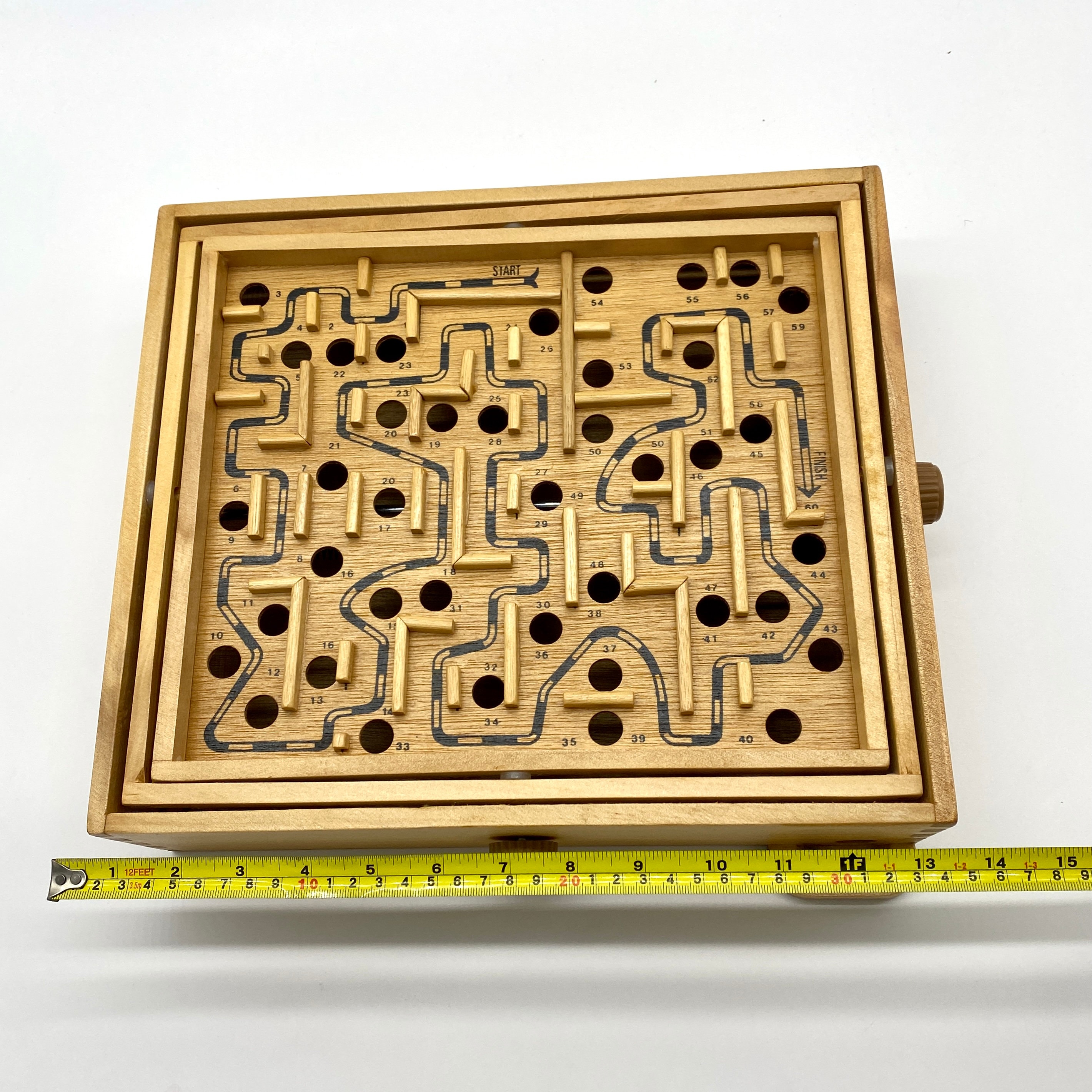 Vintage Labyrinth Maze Game Solid Wood Labyrinth Game - Etsy