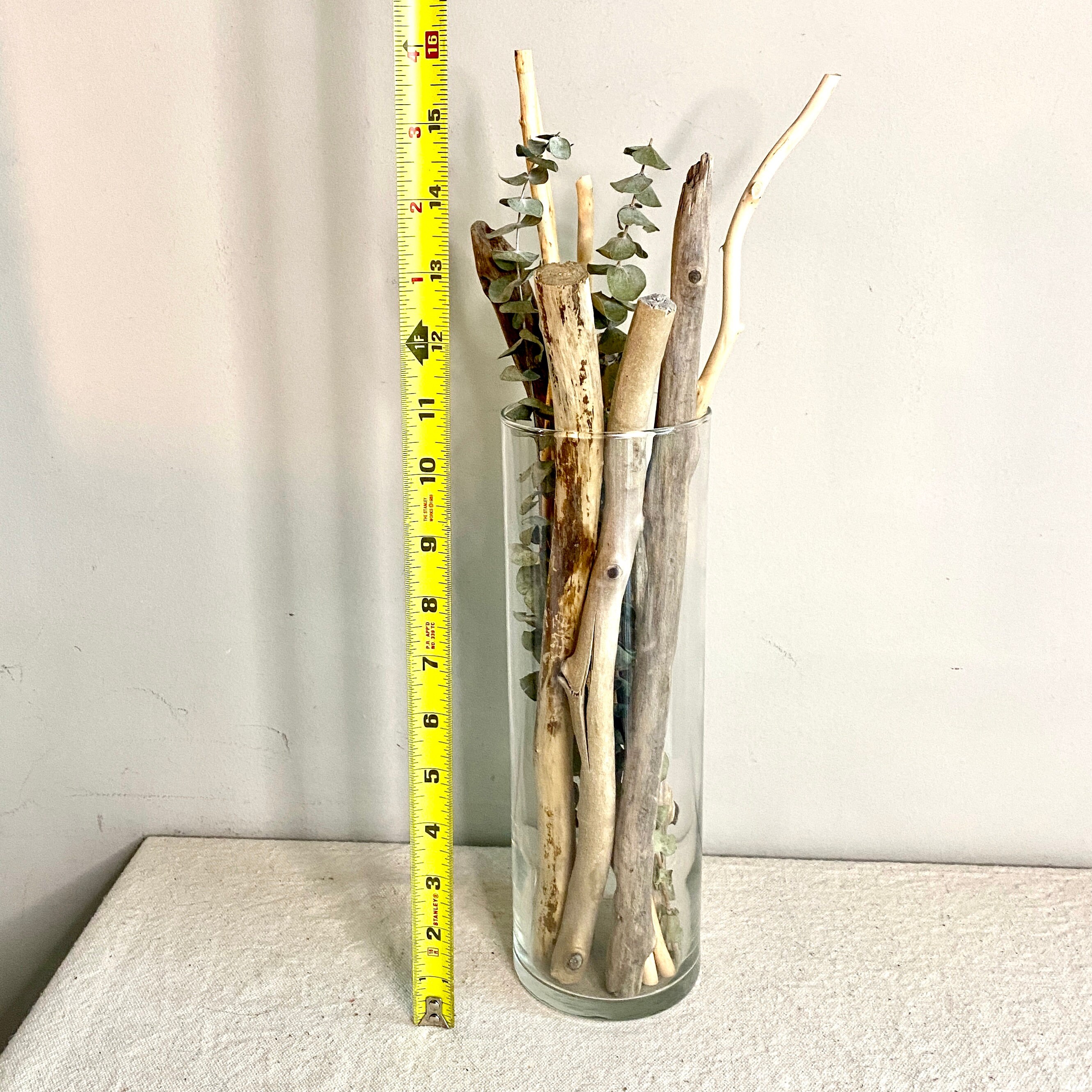 Driftwood Eucalyptus Arrangement in Vase Driftwood Floral - Etsy