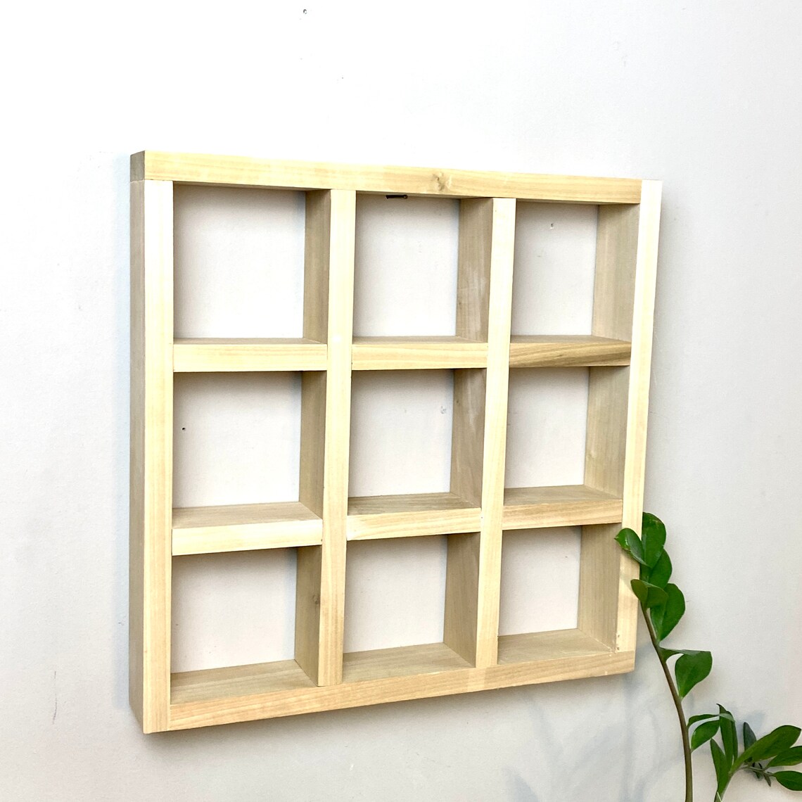 Large Floating Square Shelf 9 Cube Square Wall Shelf Light - Etsy